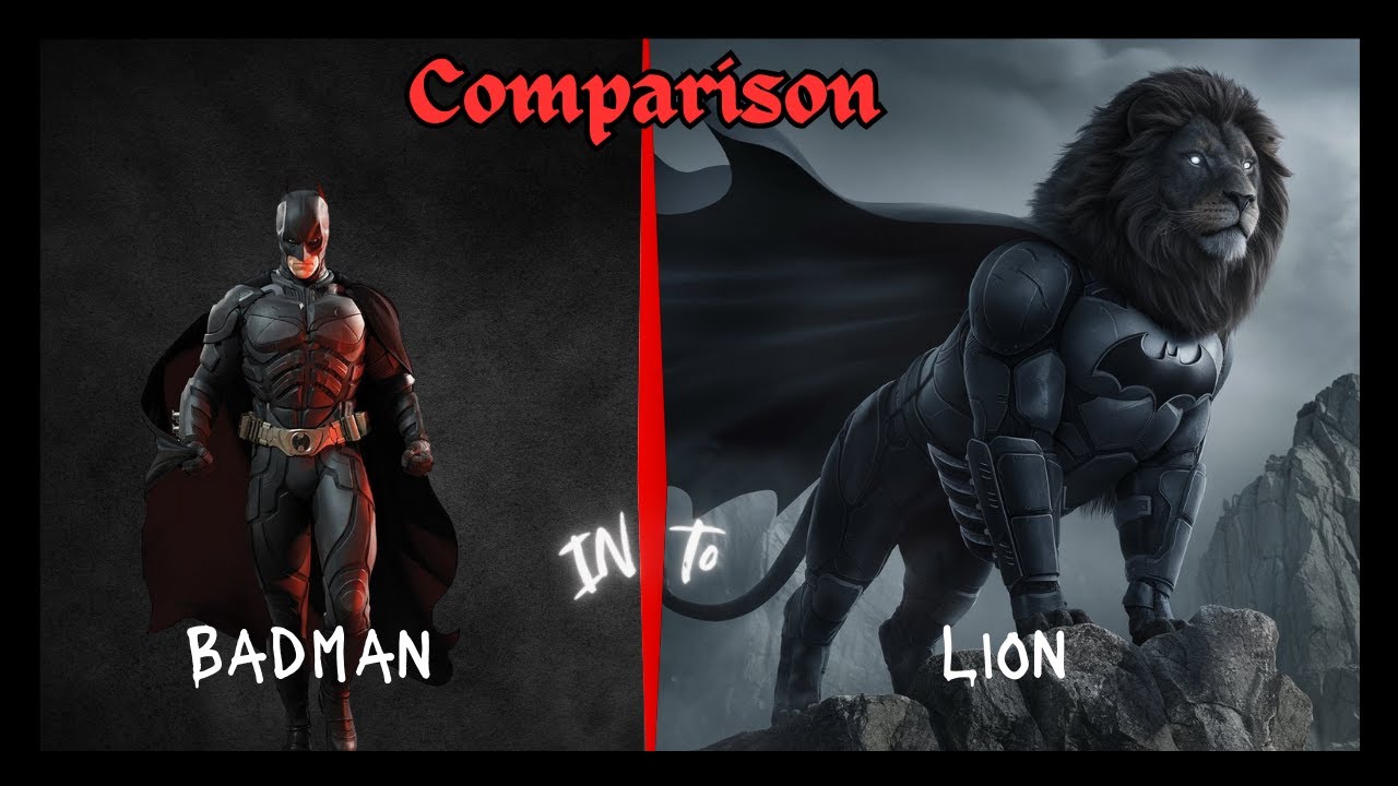 The Most EPIC Superhero Lion Transformation - YouTube