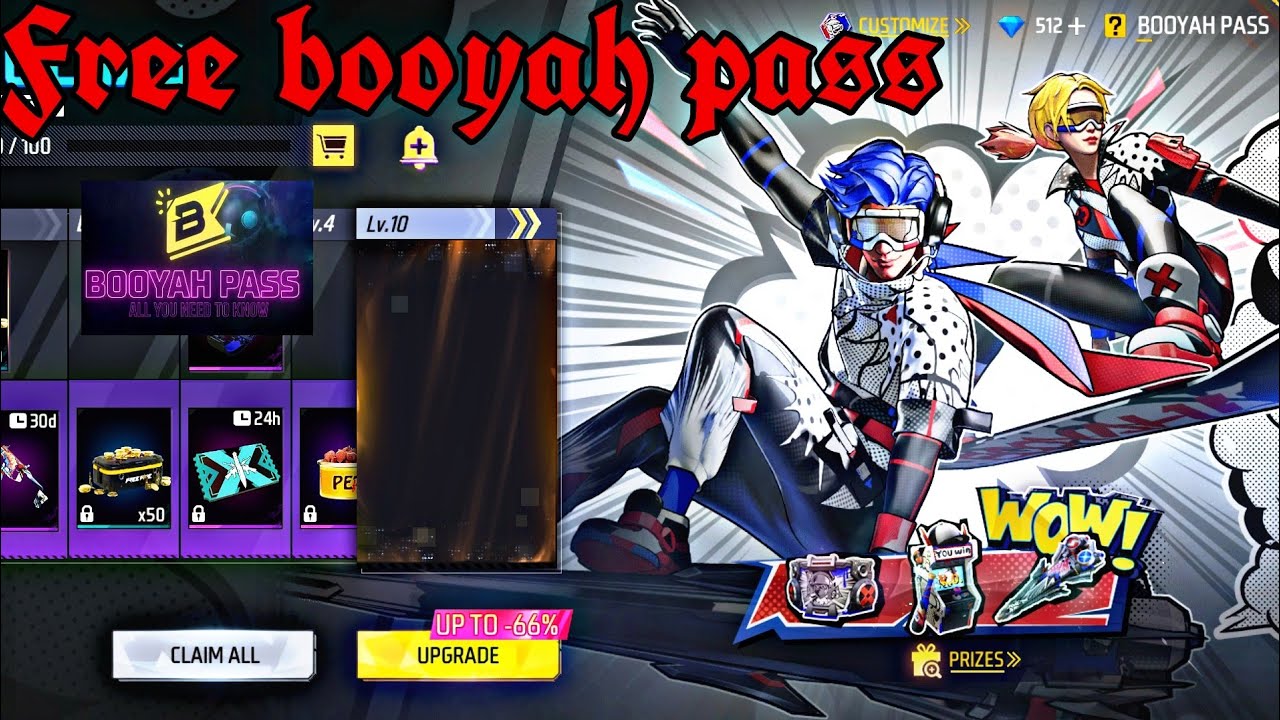Season 5 free booyah pass 😲 | comic chaos booyah pass | only 99 diamond 💎-new event freefire ...