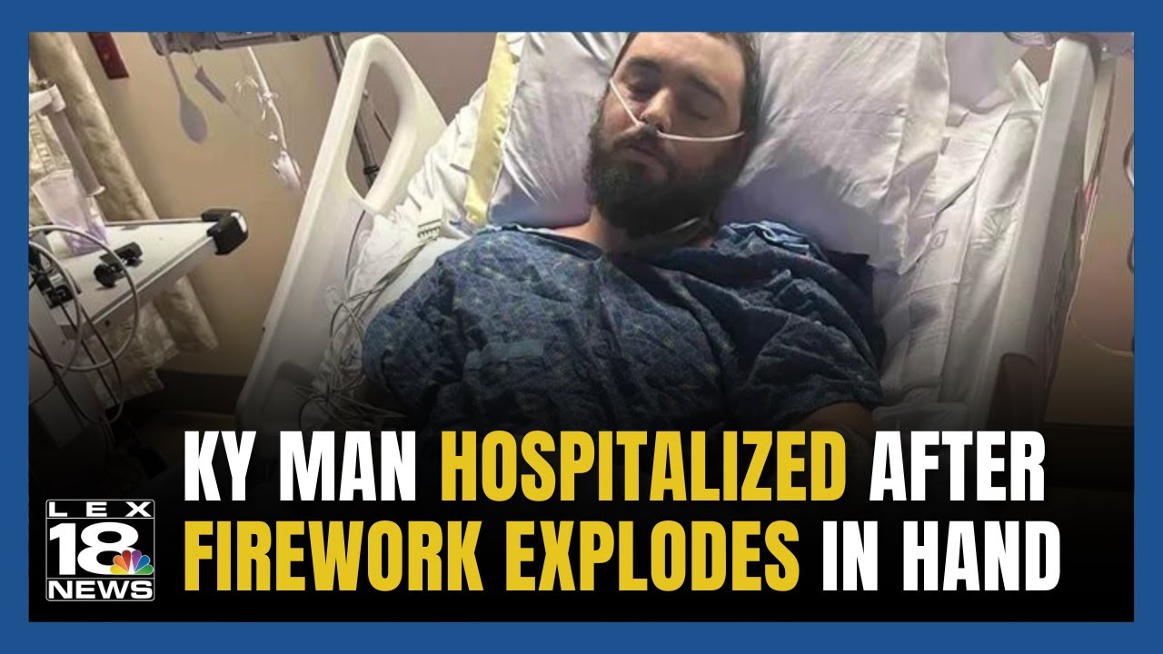 Man RECOVERING after FIREWORK ACCIDENT - YouTube