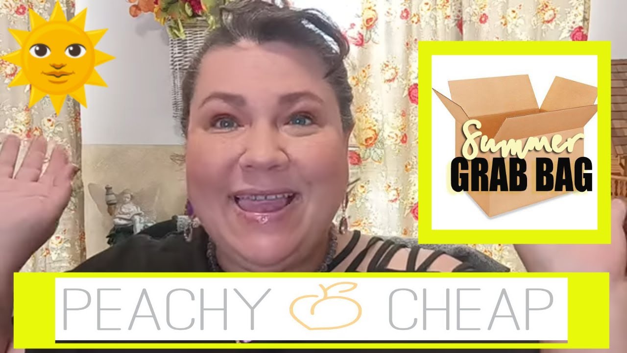 Crazy Good Peachy Cheap Mystery Bag Full of Crafty Goodness - YouTube