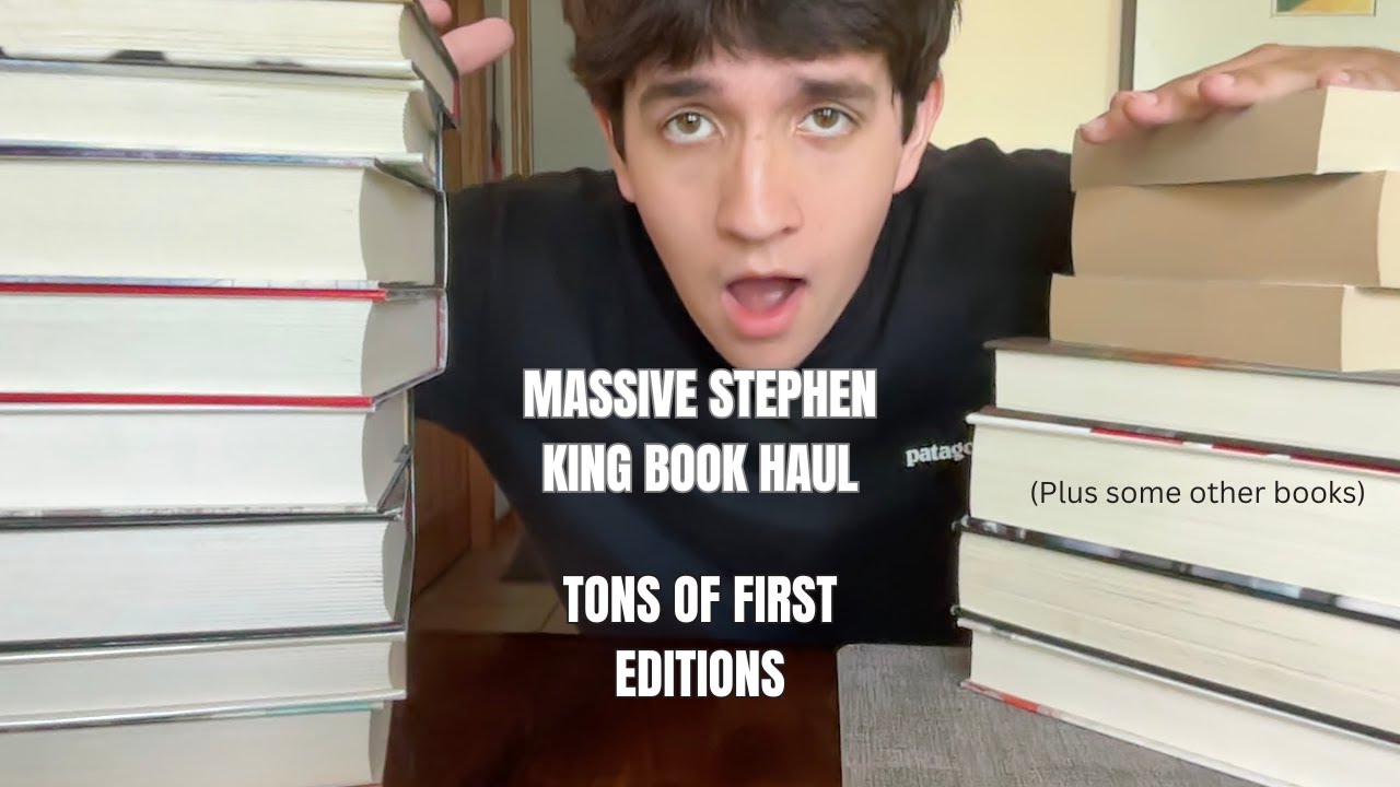 MASSIVE STEPHEN KING BOOK HAUL! LOTS OF FIRST EDITIONS - (2 other books ...