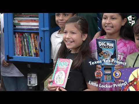 Little Locker Project Unveiling at Two SWISD Campuses - YouTube