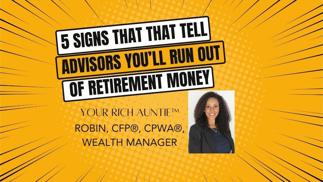 5 Signs you're going to run out of retirement money - YouTube