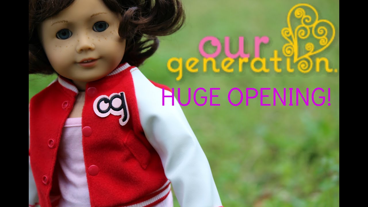 HUGE Our Generation Haul ~ Opening Video! - YouTube