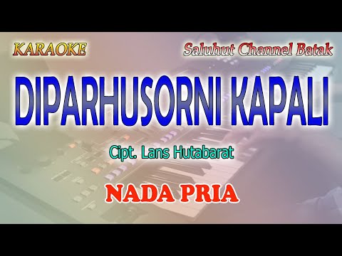 INGOT MA AU ll KARAOKE BATAK ll DIPARHUSORNI KAPALI ll NADA PRIA G=DO