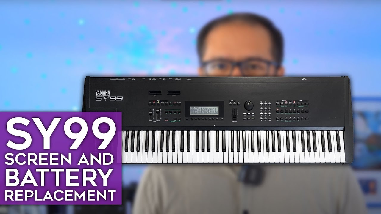 SY99 screen and battery replacement, short sound demo - YouTube
