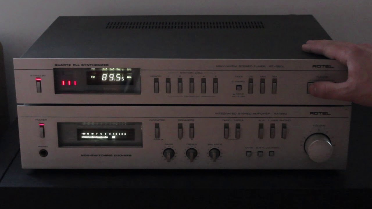 Rotel RT 560 L Vintage Tuner - YouTube