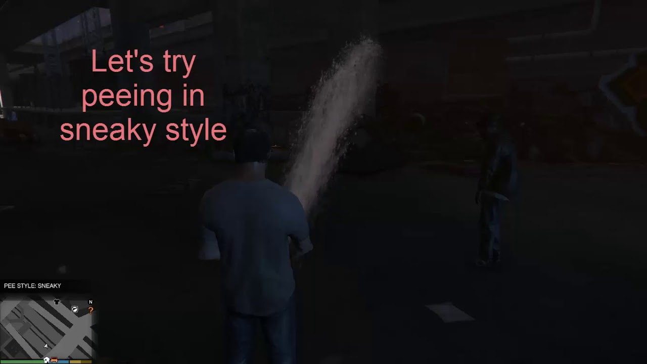 GTA V: Pee mod - YouTube