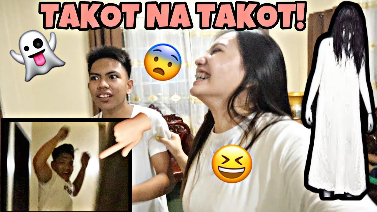 WHITE LADY PRANK KAY MAHAL! (NAPATALON SA TAKOT! HAHAHA) - YouTube