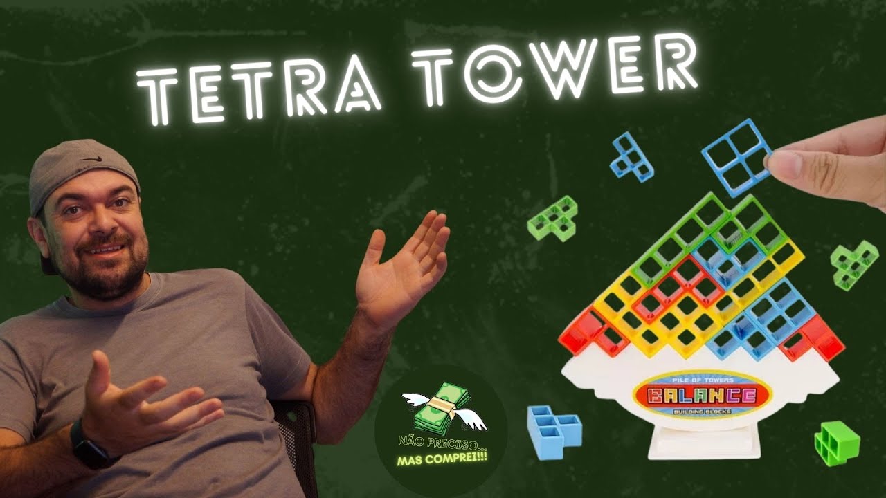 JOGO TETRA TOWER (TORRE TETRIS / GAME BALANCE) - ALIEXPRESS - YouTube