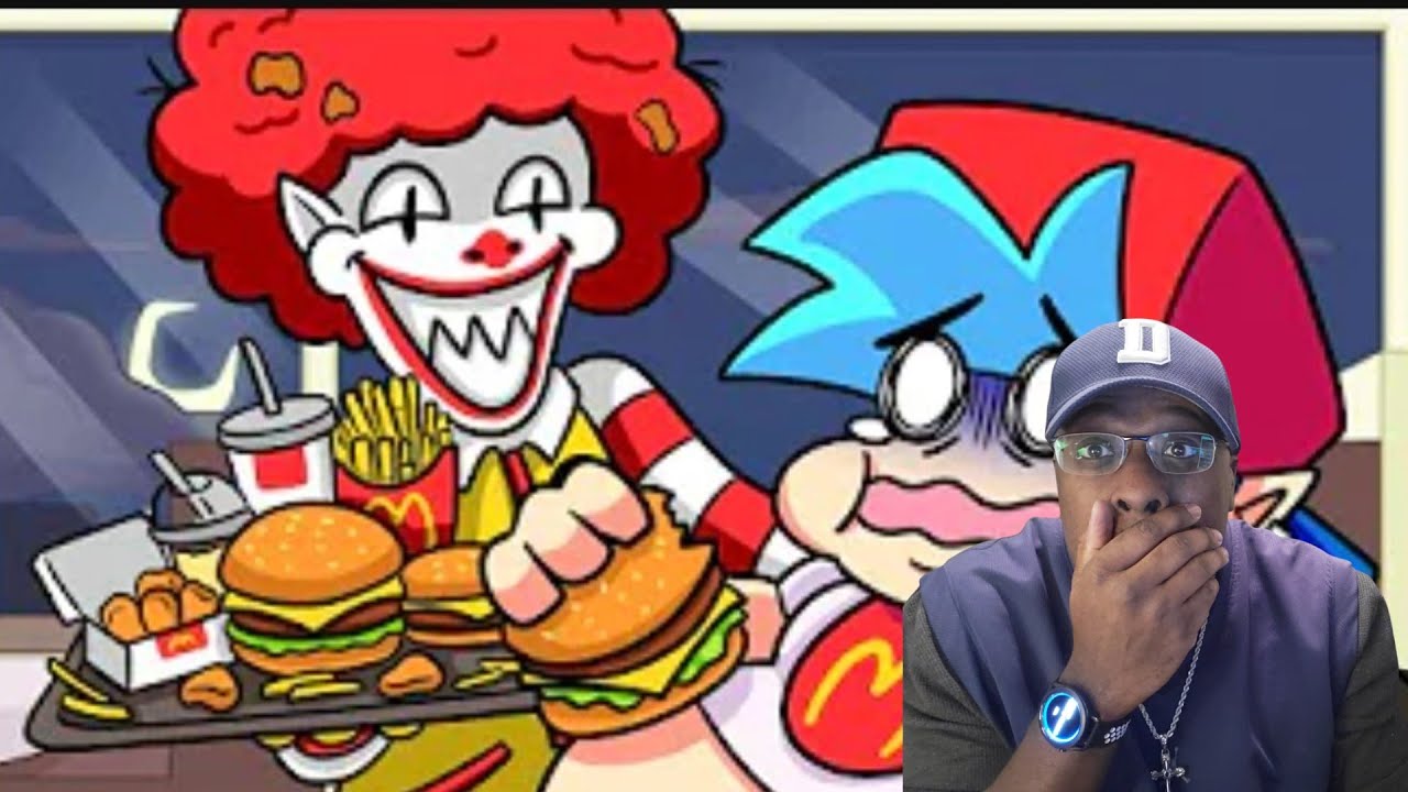 GAMETOONS: BOYFRIEND VS MCDONALD'S FRIDAY NIGHT FUNKIN LOGIC REACTION ...
