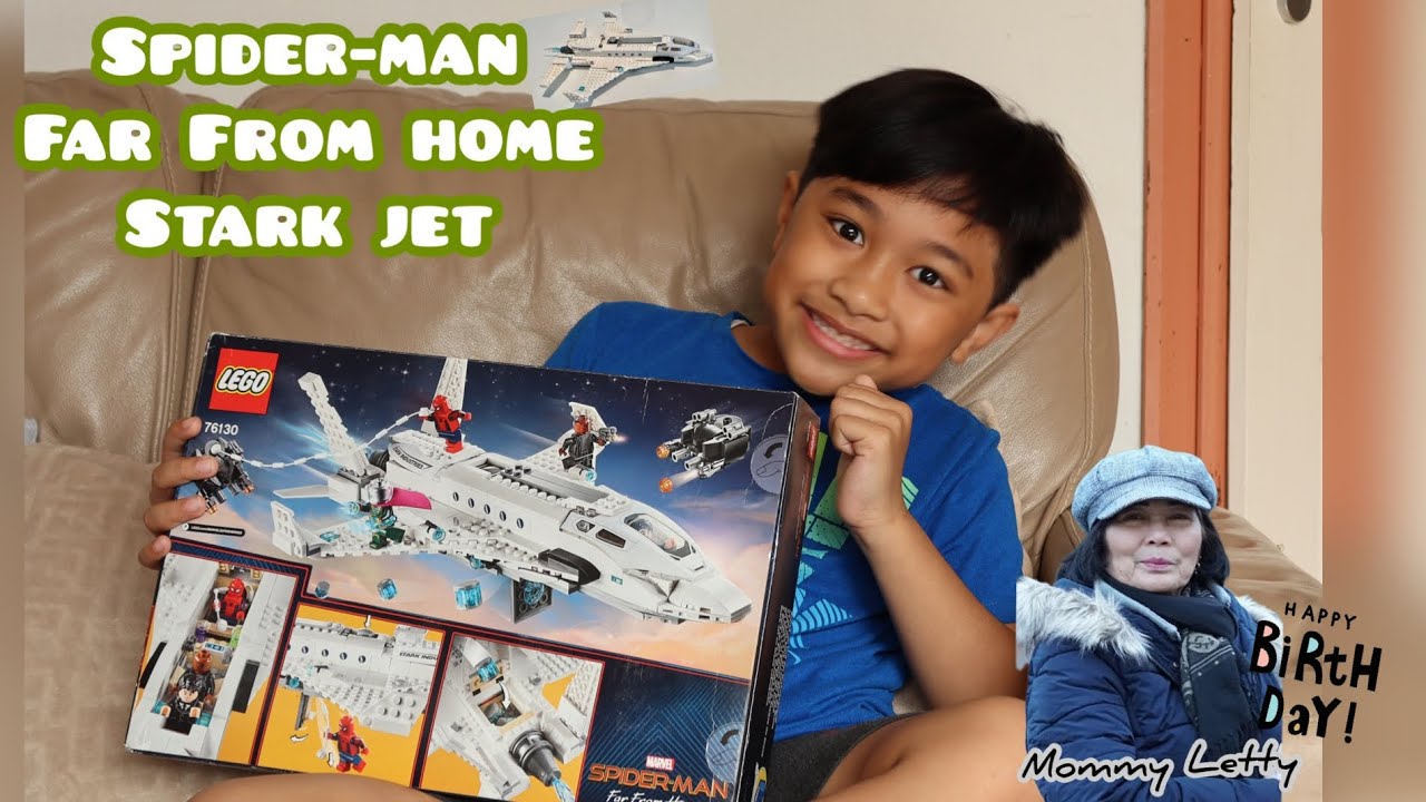LEGO SPIDER-MAN FAR FROM HOME STARK JET | PRECIOUS GIFT | MOMMY LETTY ...