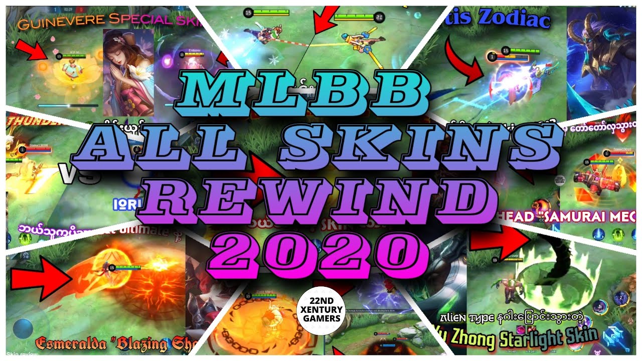 MLBB All Skins REWIND of 2020!- MLBB - YouTube