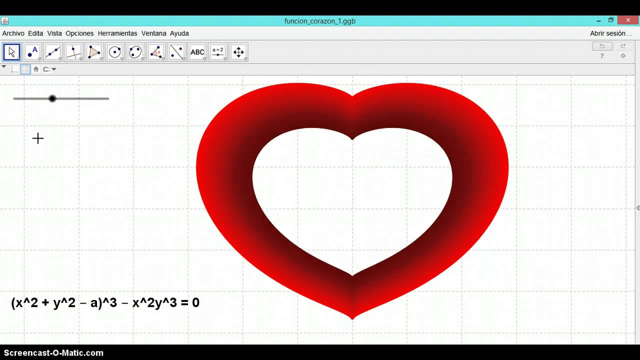 Geogebra-Curvas de la Función Corazón - YouTube