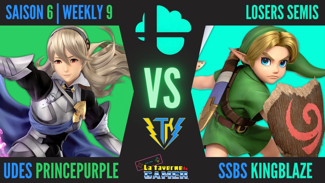 S6 Weekly 9 - LOSERS SEMIS - SSBS KingBlaze (Young Link) VS UdeS ...