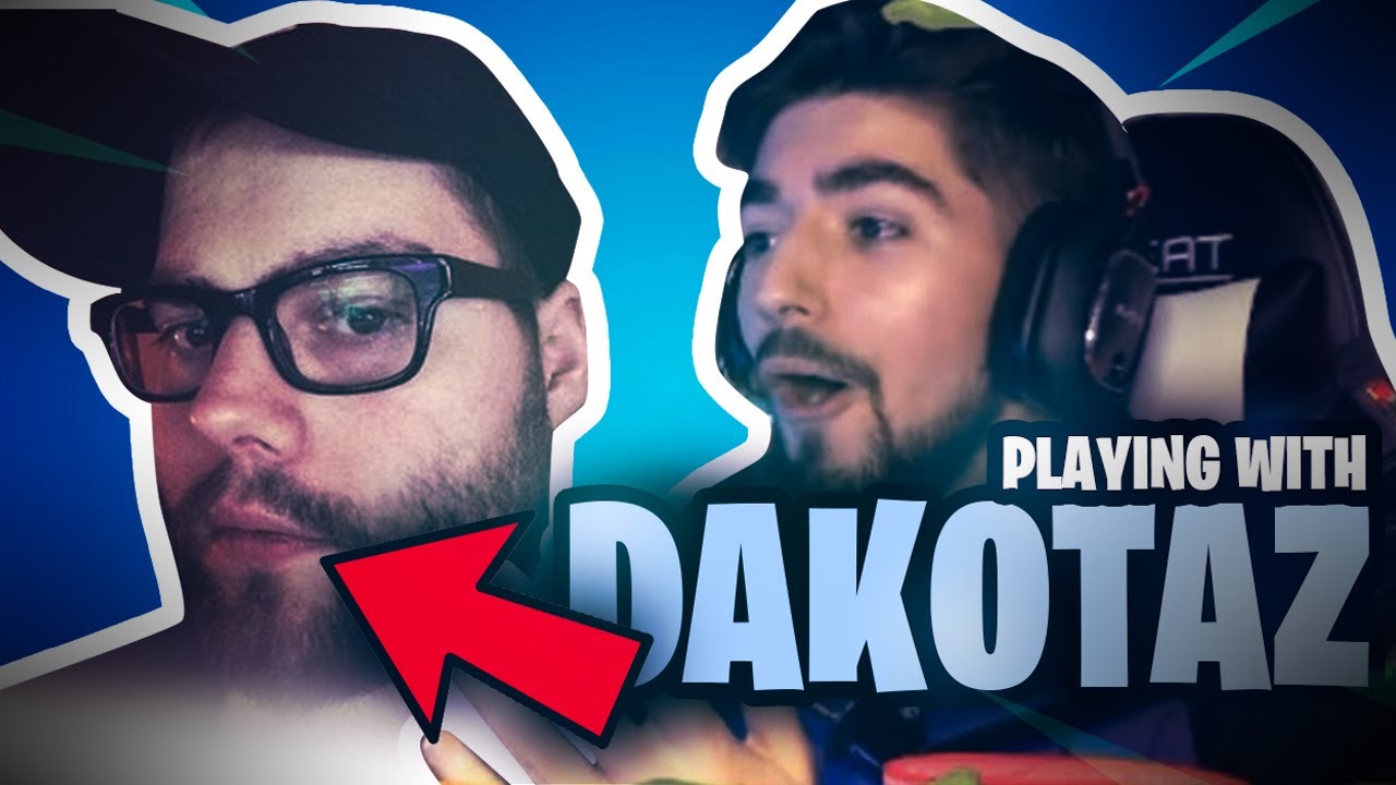 I Actually Played Fortnite with Dakotaz! - YouTube