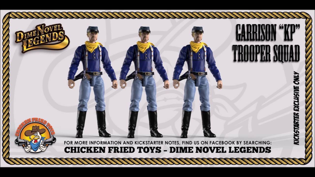 COWBOY ACTION FIGURES DIME NOVEL LEGENDS KICKSTARTER CAMPAIGN - YouTube