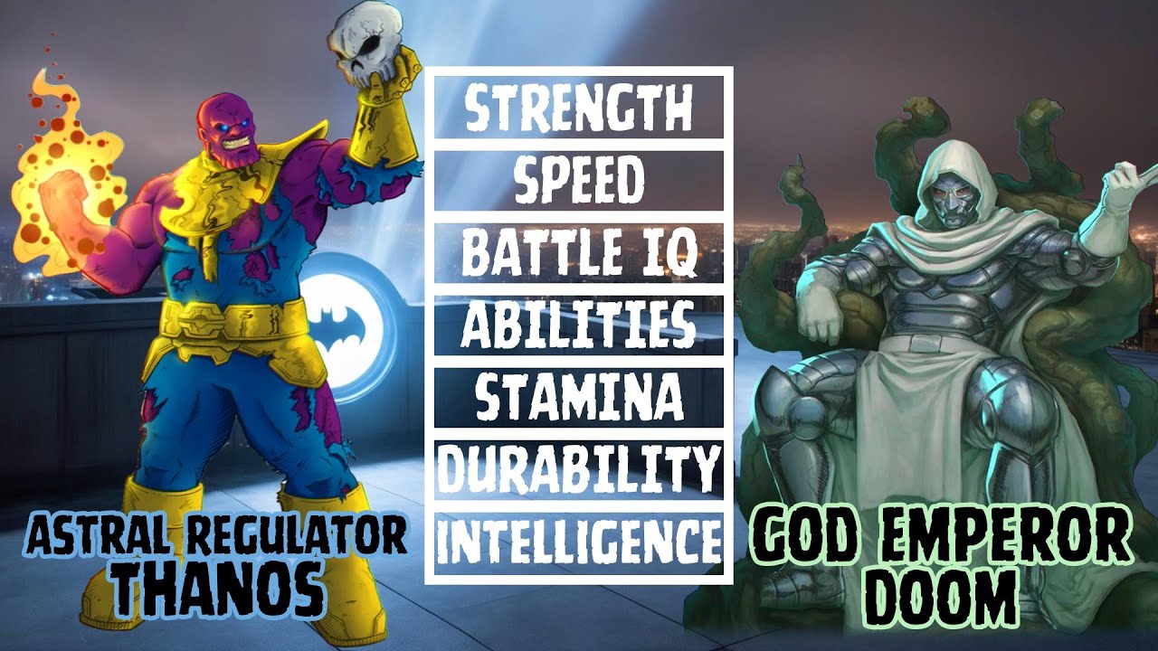 Astral Regulator Thanos vs. God Emperor Doom | Who Wins? - YouTube
