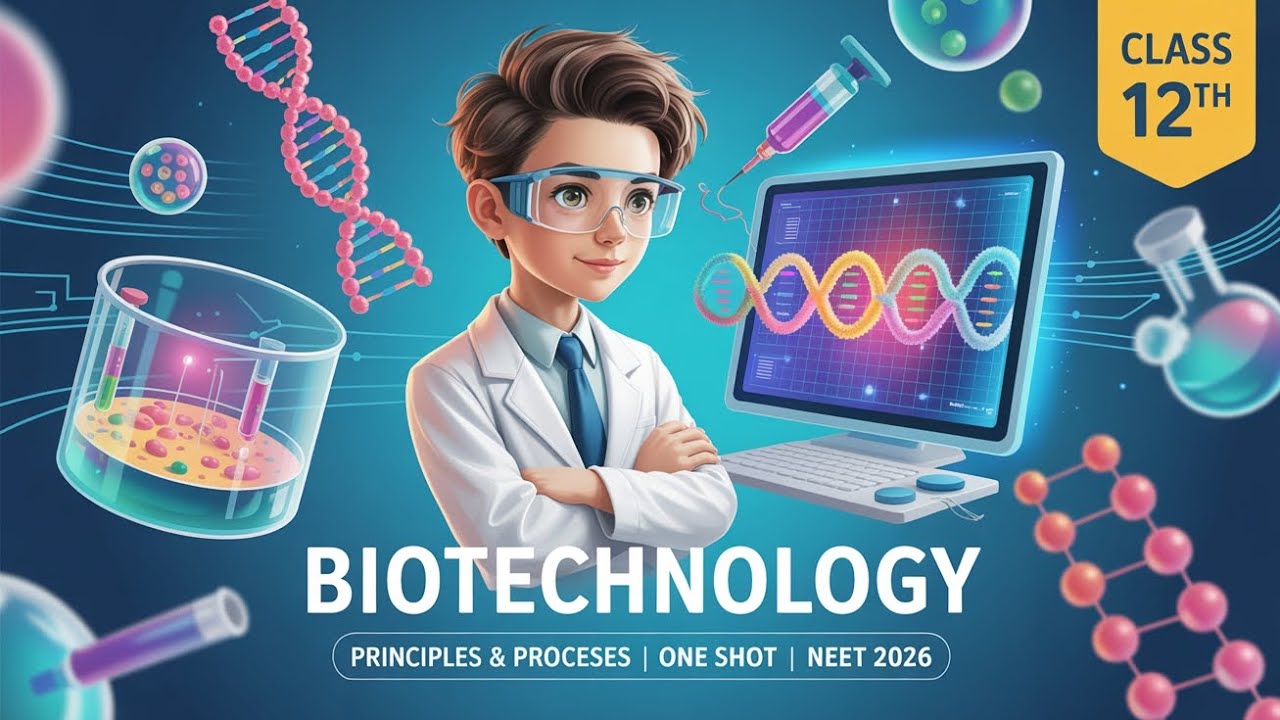 Complete BIOTECHNOLOGY PRINCIPLES AND PROCESSES in One Video | Class 12 ...