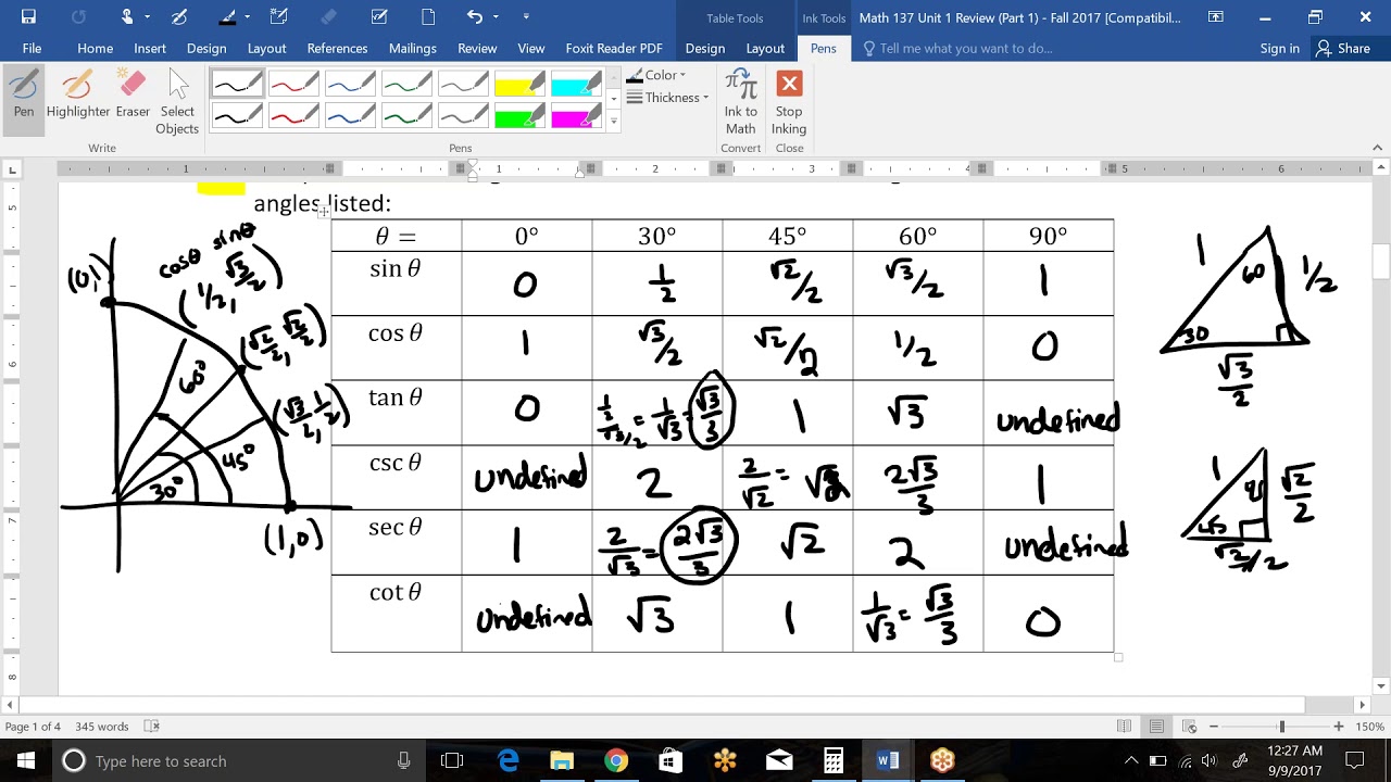 Math 137 Review 1 Part 1 - YouTube