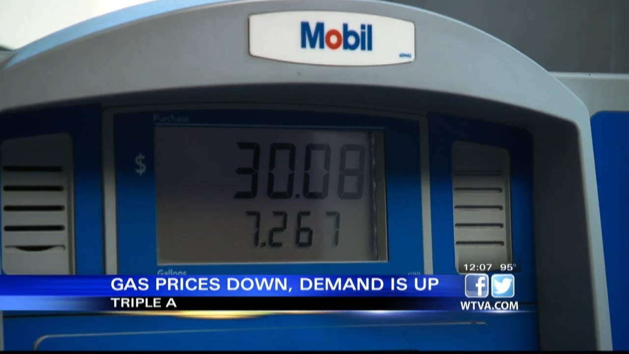 AAA: Gas prices down, demand is up - YouTube