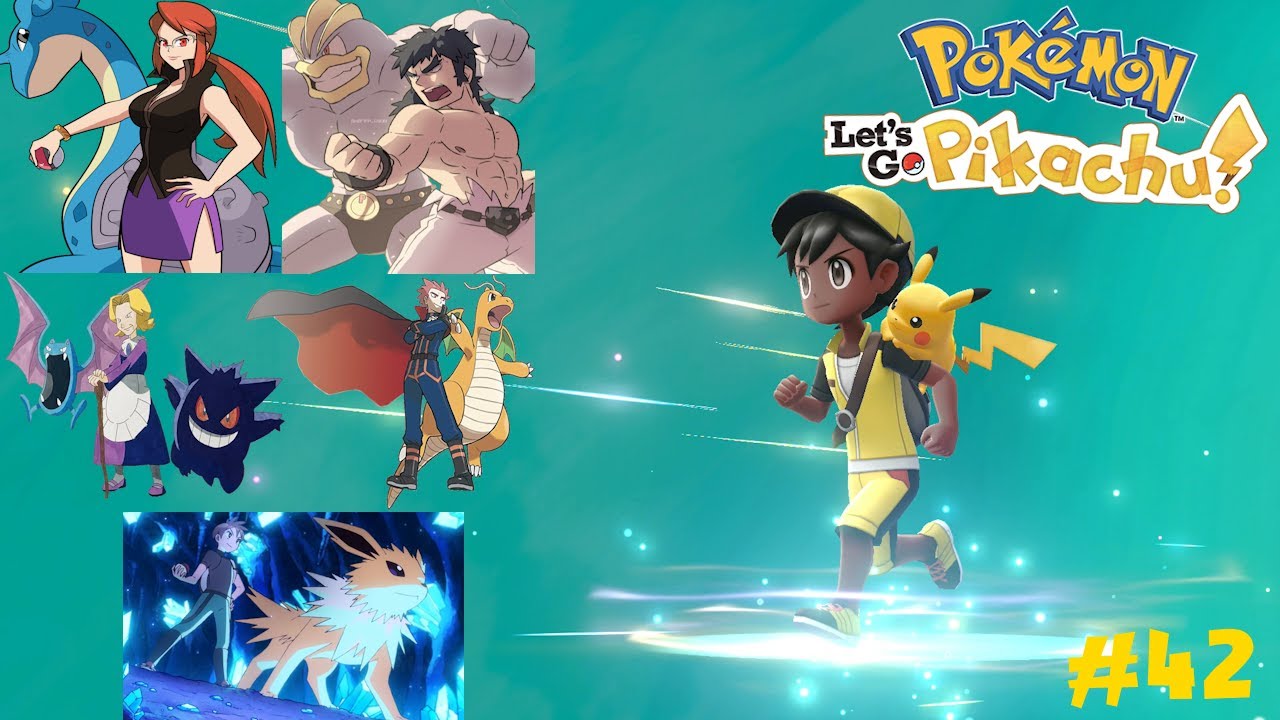 Pokemon Let's Go Pikachu - Part 42: Indigo Plateau/Pokemon League - YouTube