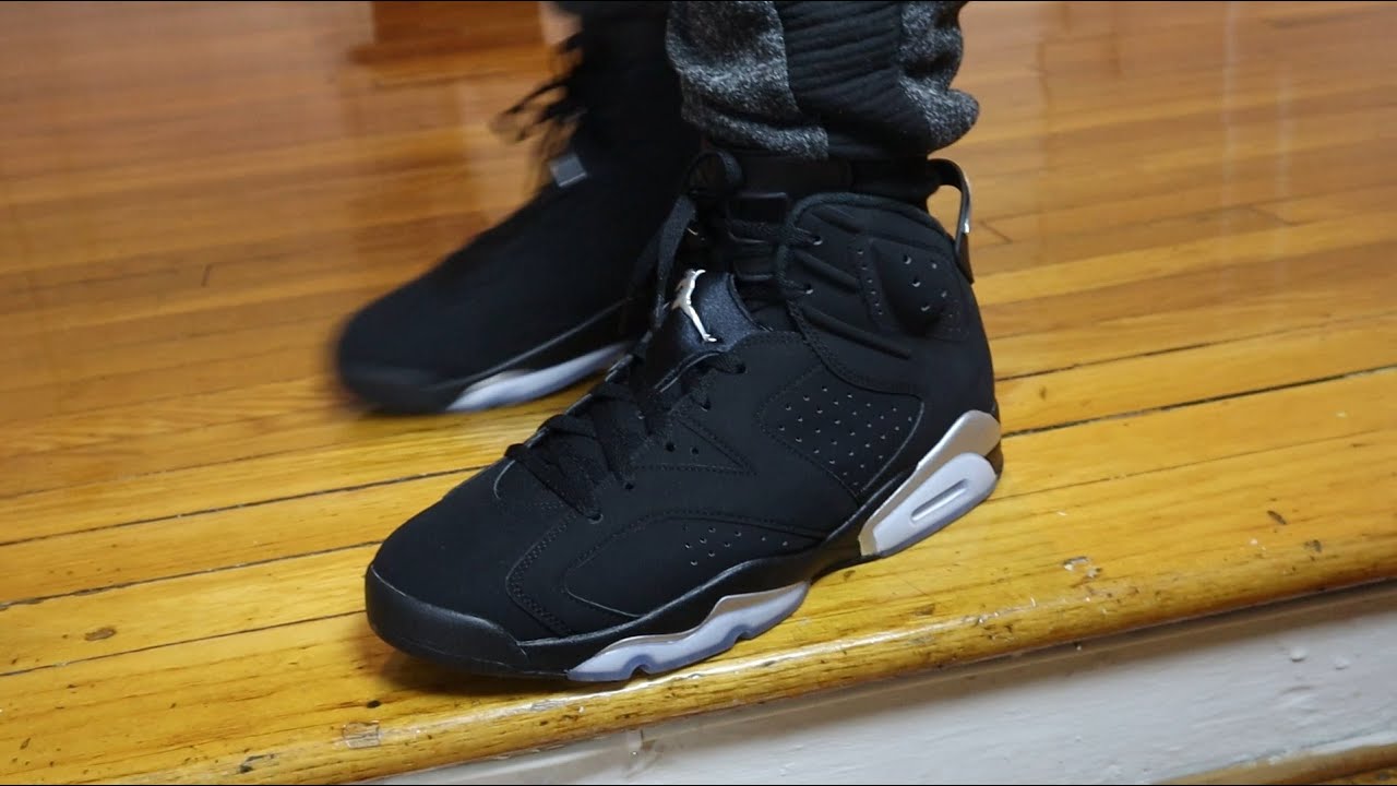 Jordan 6 Retro Chrome Metallic Silver Sneaker Review + On Foot Look ...