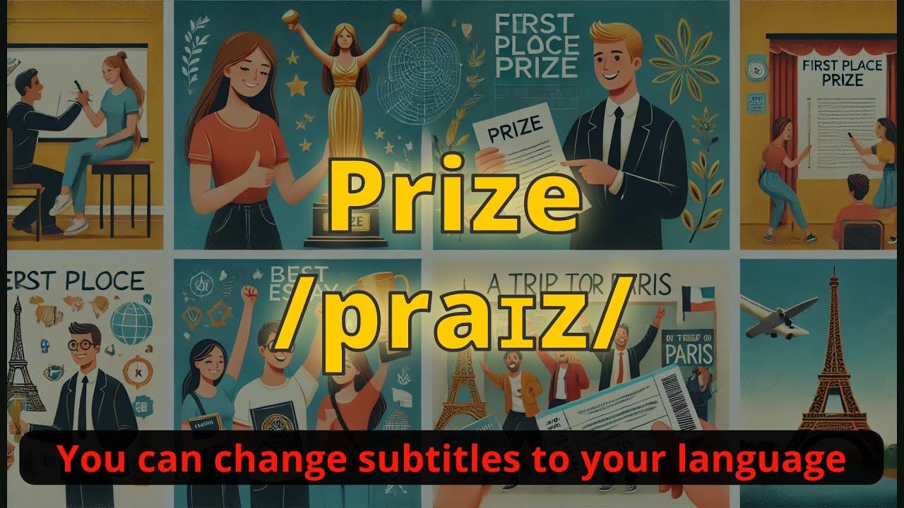 Prize meaning with 5 examples - YouTube