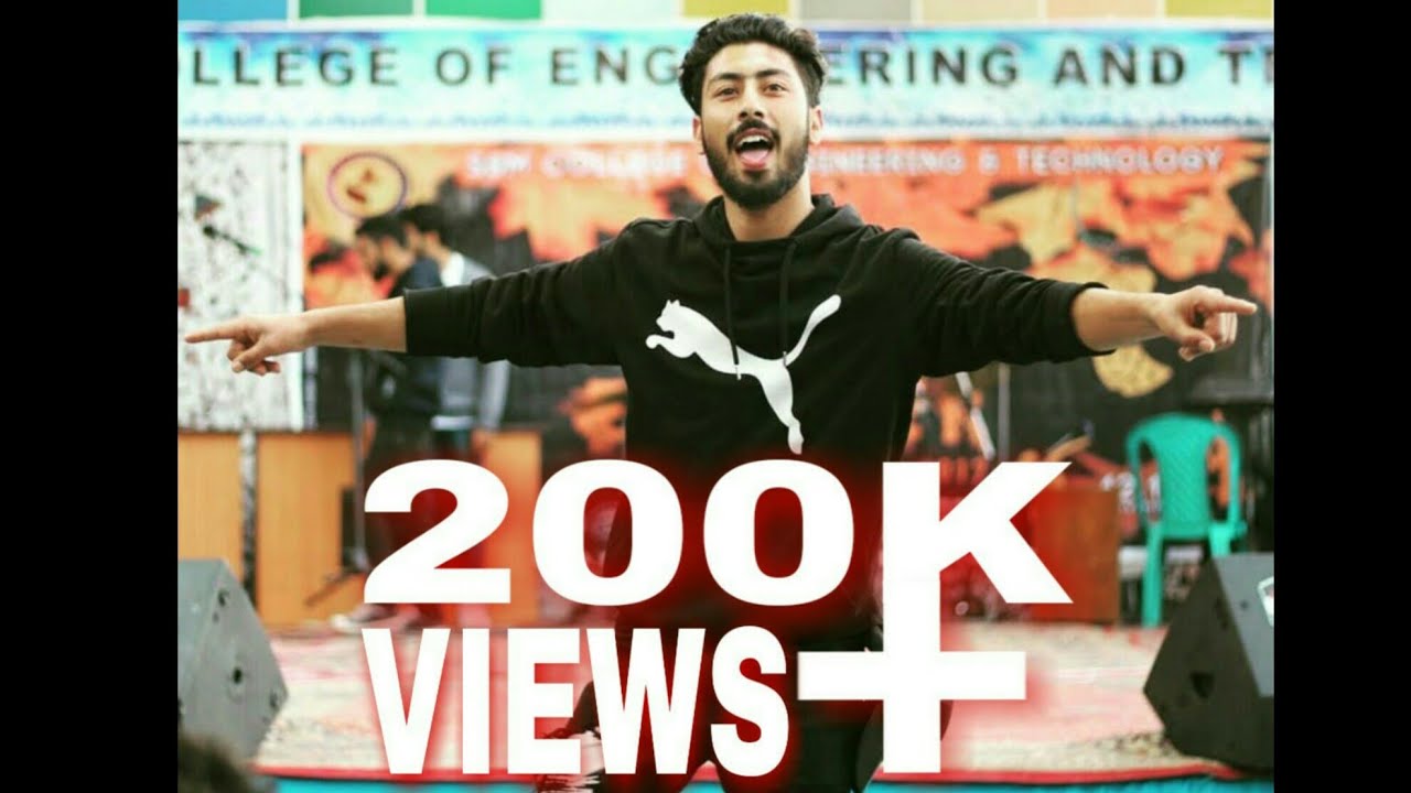 Kashmiri Dancer Boy Mj Nasir Performance At SSM College Pattan - YouTube