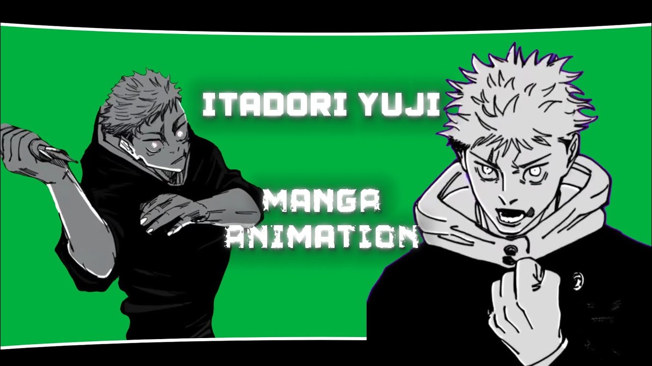 Itadori Yuji | Manga Animation | Green Screen | Free Download - YouTube