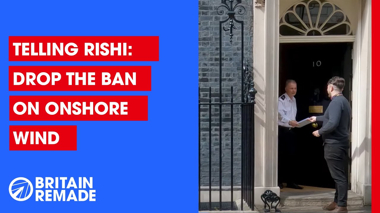 Telling Rishi: Drop the ban on onshore wind - YouTube