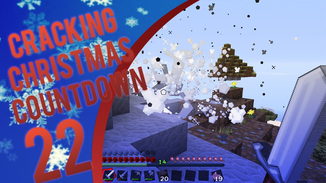 MINECRAFT SURVIVAL #6 | CRACKING CHRISTMAS COUNTDOWN DAY 22 - YouTube