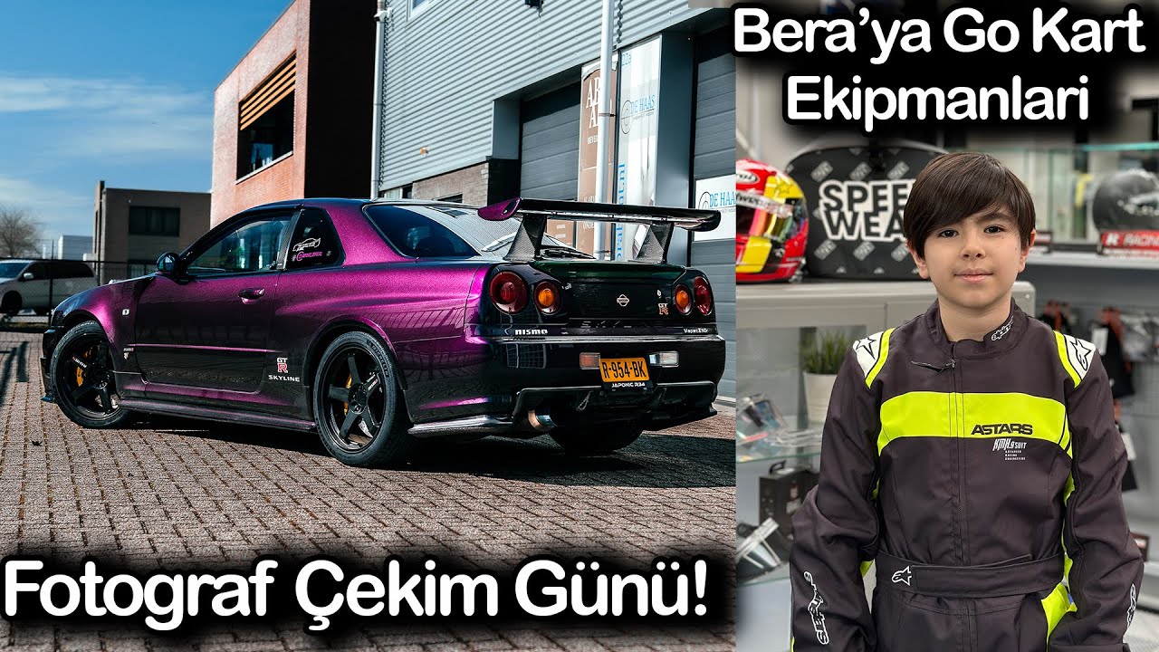 R34 ve GT3 Foto Çekimleri | Bera'ya Go Kart Ekipmanları Almak için ...