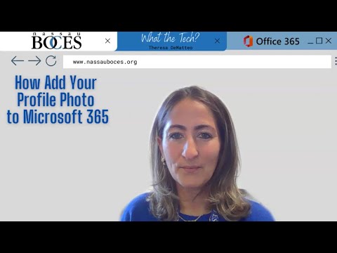 How to Add Your Profile Photo to Microsoft 365 - YouTube