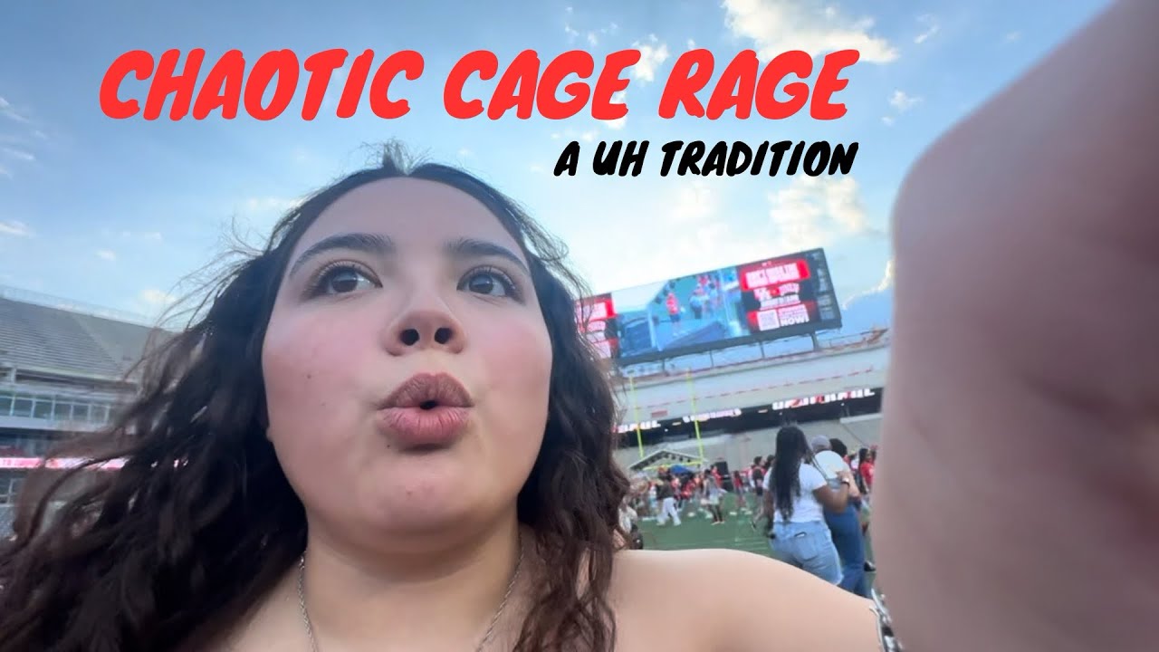 University of Houston Cage Rage 🐾🐾 *getting free stuff and interviewing ...