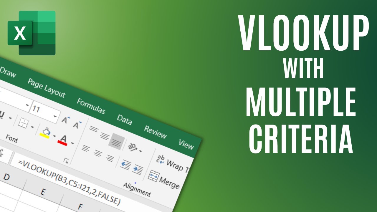 VLOOKUP With Multiple Criteria A Simple Trick Microsoft Excel YouTube VLOOKUP With Multiple Criteria A Simple Trick Microsoft Excel YouTube