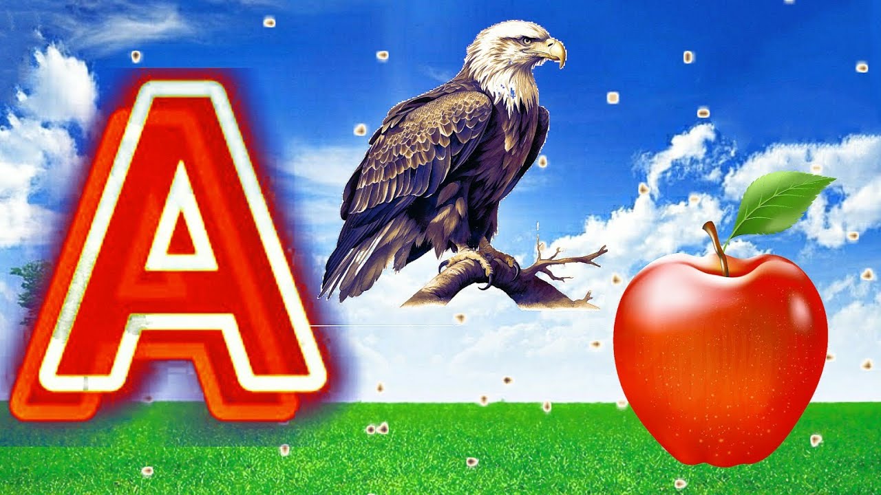 ABCD/ A FOR APPLE, B FOR BAT /ALPHABETS LEARN For KIDS - YouTube