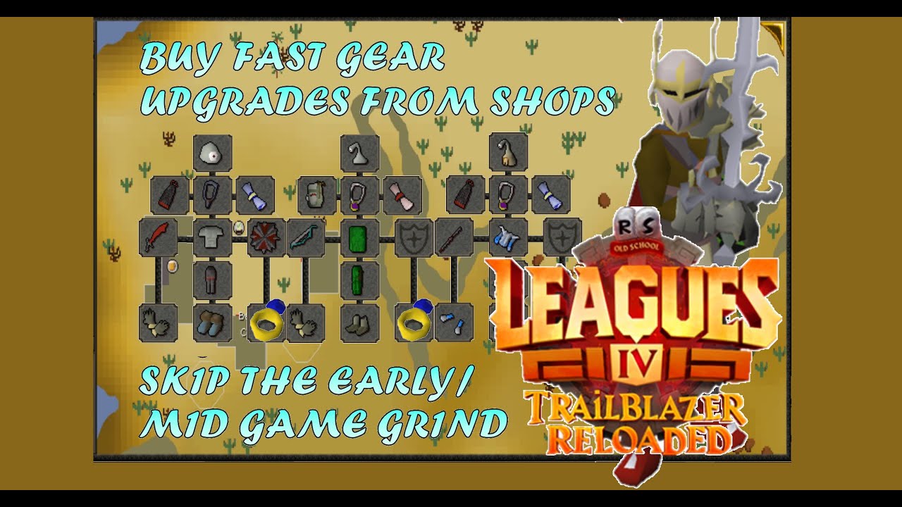 #OSRS #Ironman/#League 4 #Guide #Part3 to Shop Gear & Weapon Upgrades ...
