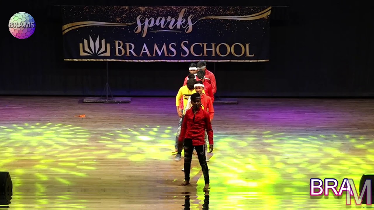 govinda funny dance BRAMS SCHOOL SPARKS 2020 LIVE STAGE PERFORMANCE ...
