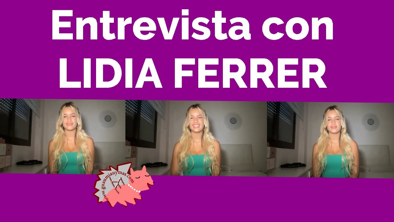 Entrevista con LIDIA FERRER sobre SOLTERA , colaboraciones , Chus ...