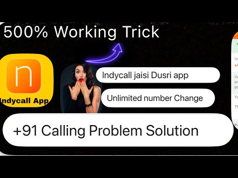 Indy call +91 problem solved || 500% working trick || Indian custom ...
