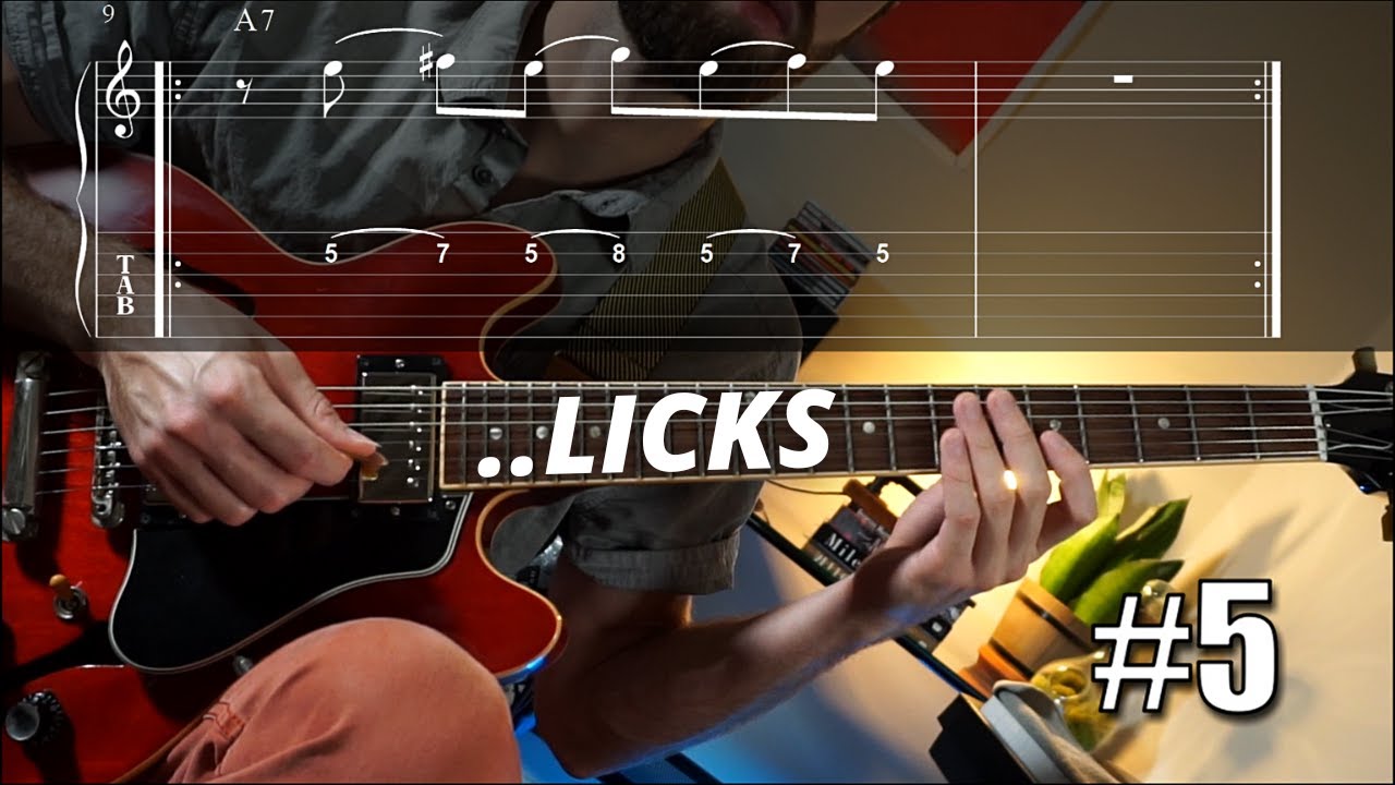 7 Simple A7 Licks - Guitar Lesson - YouTube