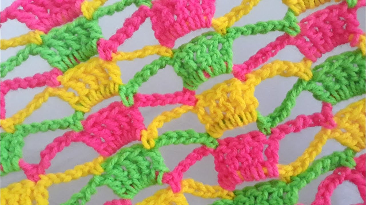 Very Beautiful Crochet Stitch Pattern - YouTube
