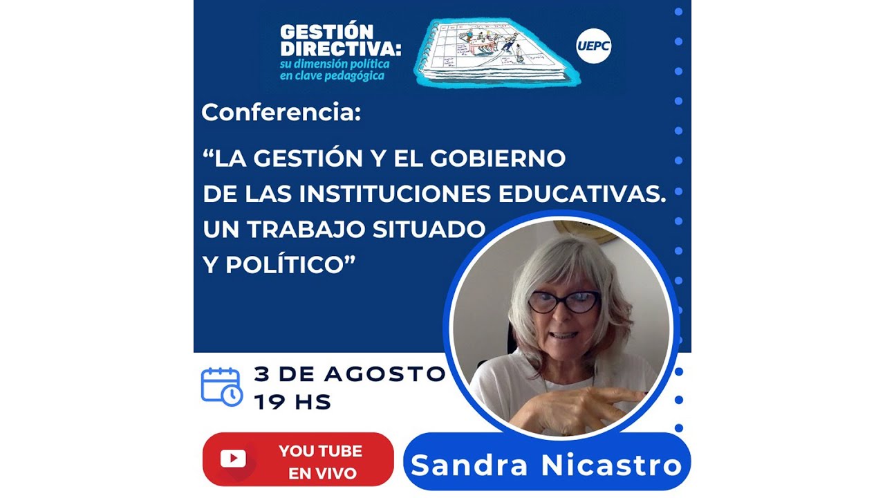 Gestión Directiva - Su dimensión política en clave pedagógica. - YouTube