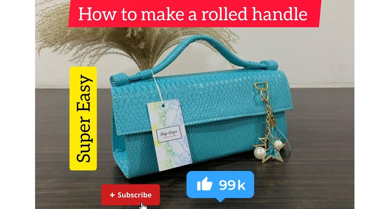 “DIY Rolled Bag Handle Tutorial – Clean & Professional Finish!” - YouTube