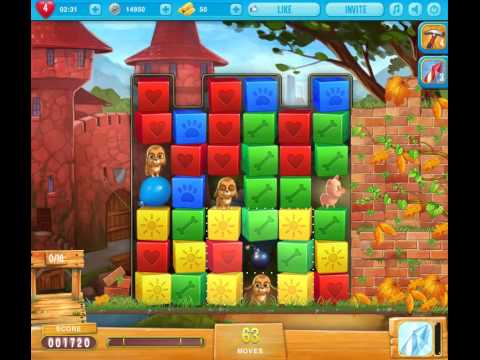 Pet Rescue Saga Level 14 - YouTube