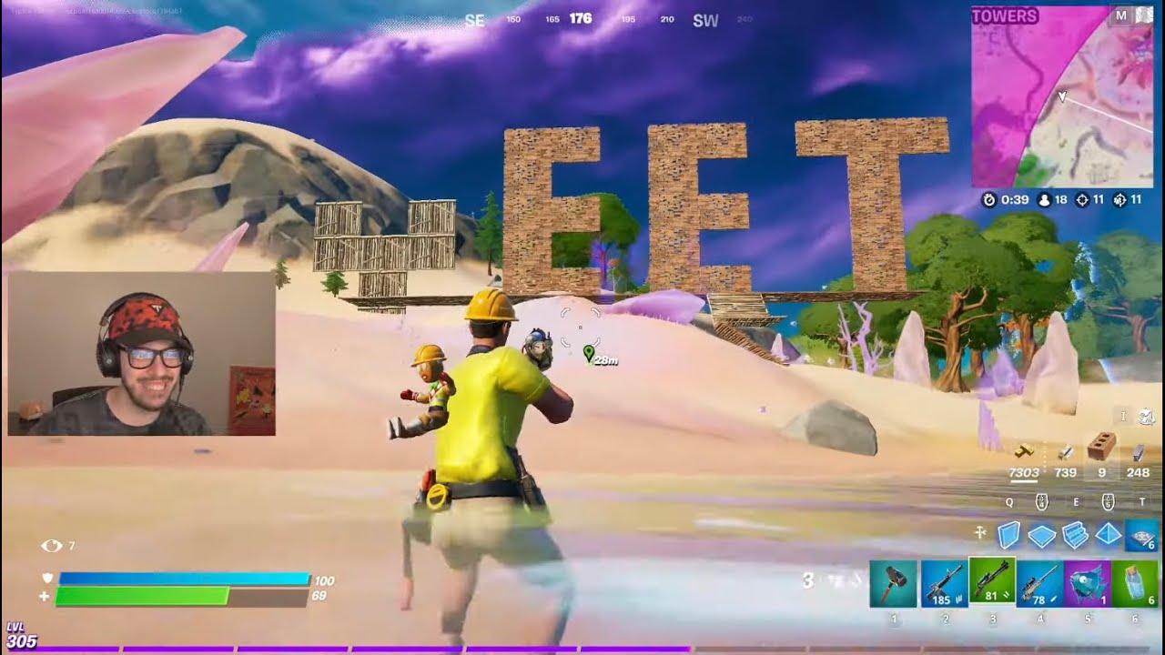 I Built Typical Gamer Signs In Fortnite! (PART 2) - YouTube