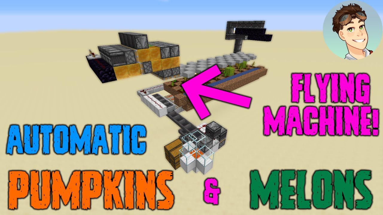 Java Redstone Tutorial - 𝗔𝘂𝘁𝗼 𝗣𝘂𝗺𝗽𝗸𝗶𝗻 / 𝗠𝗲𝗹𝗼𝗻 𝗙𝗮𝗿𝗺 𝘂𝘀𝗶𝗻𝗴 𝗙𝗹𝘆𝗶𝗻𝗴 ...