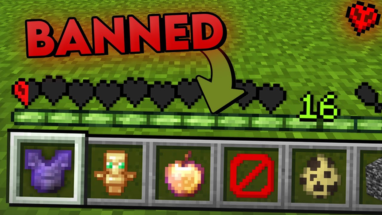 PLAYING MINECRAFT HARDCORE WITH NO ARMOR AND TOTEMS - YouTube