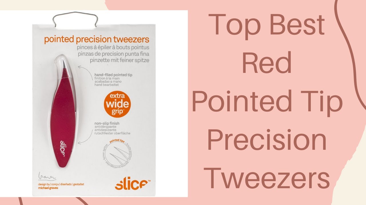 Red Pointed Tip Precision Tweezers - YouTube
